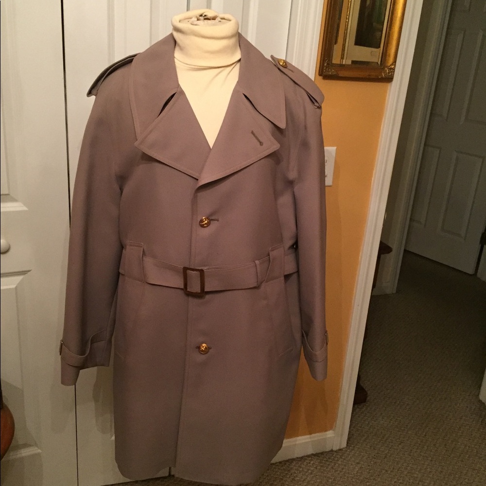 Harbor Master Trench Coat Vintage 70s Size 42 Reg - Gem